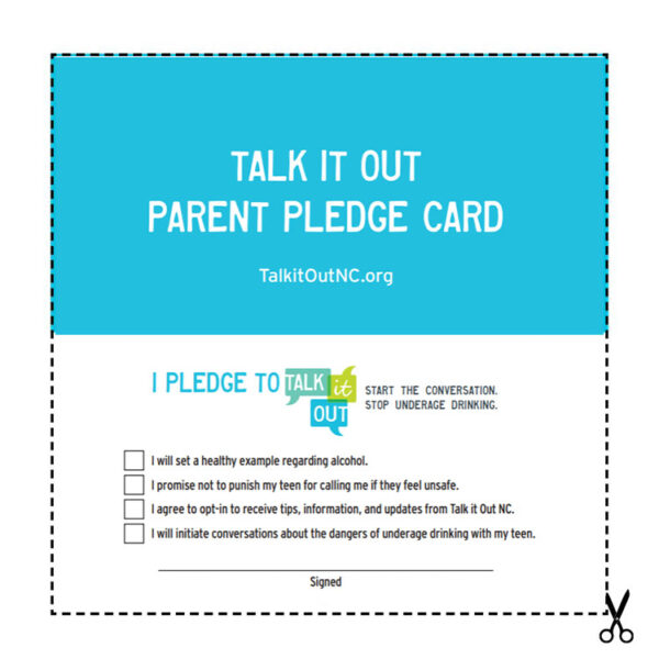 Share the Pledge | Talk it Out NC
